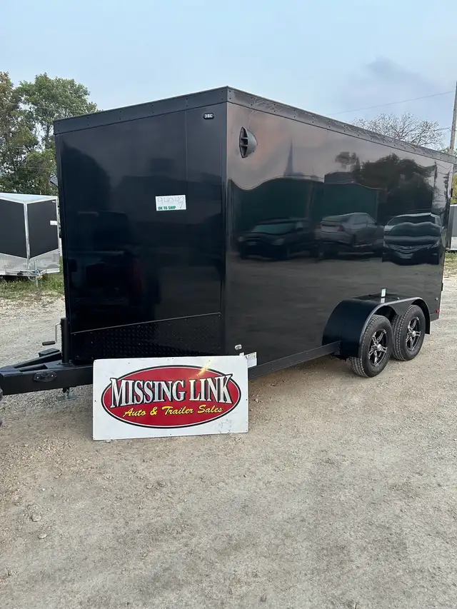 2024 – 7×14 BLACKOUT ENCLOSED TRAILER - Missing Link Auto & Trailer Sales