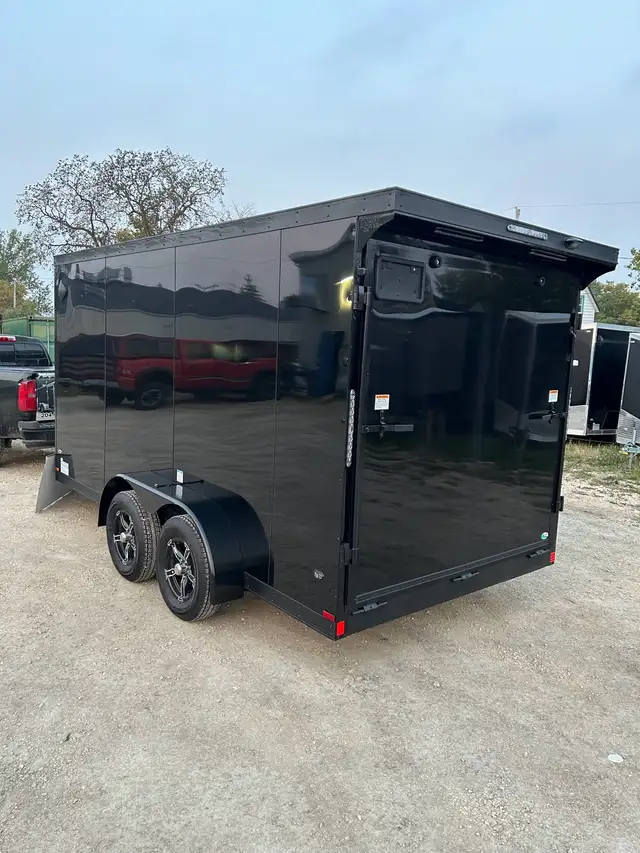 2024 – 7×14 BLACKOUT ENCLOSED TRAILER - Missing Link Auto & Trailer Sales